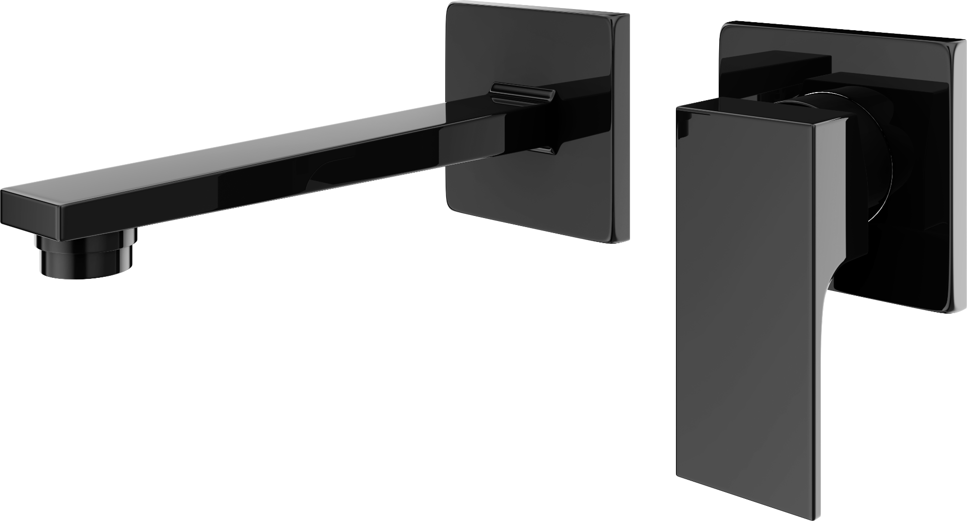 PHANTOM Single lever concealed Basin mixer - Noir Black - Black | Sez ...